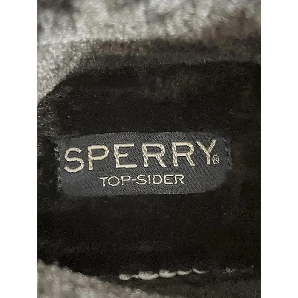 Sperry | Shoes | Nwob Sperry Elaina Womens Duck Bootie Suede Black Size ...